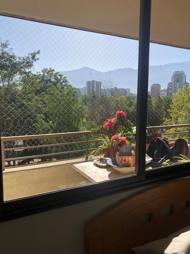 Amplia Habitación Con Baño Privado Y Terraza - Las Condes