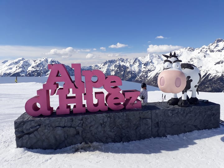 Appt 4pers 30m2 / Piscine / Balcon Parking Couvert - L'Alpe d'Huez