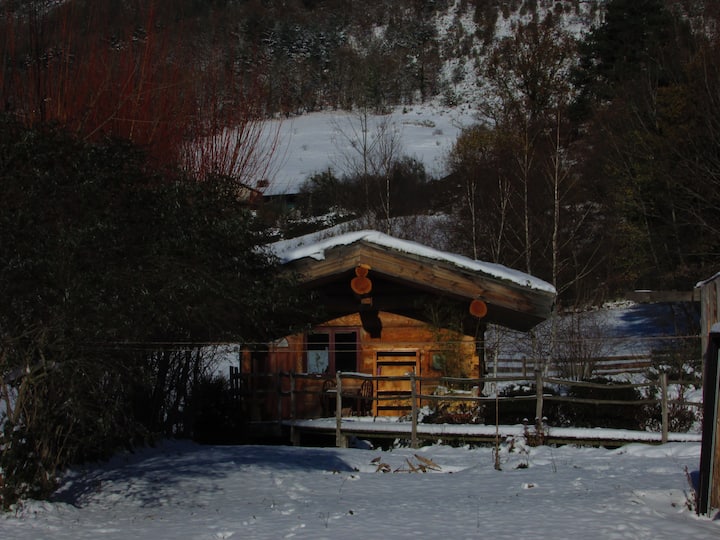 "Luyta" Maison En Rondins Entre Prairie Et Forêts - Montbel