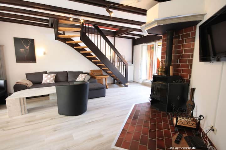 100 M² Ferienwohnung ∙ 3 Schlafzimmer ∙ 8 Gäste - Zorge