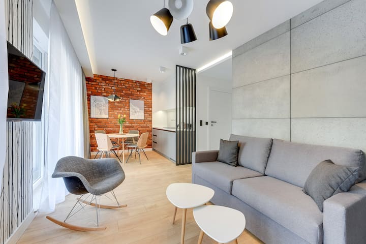 Sail Apartment With Balcony 2nd Floor - Gdańsk