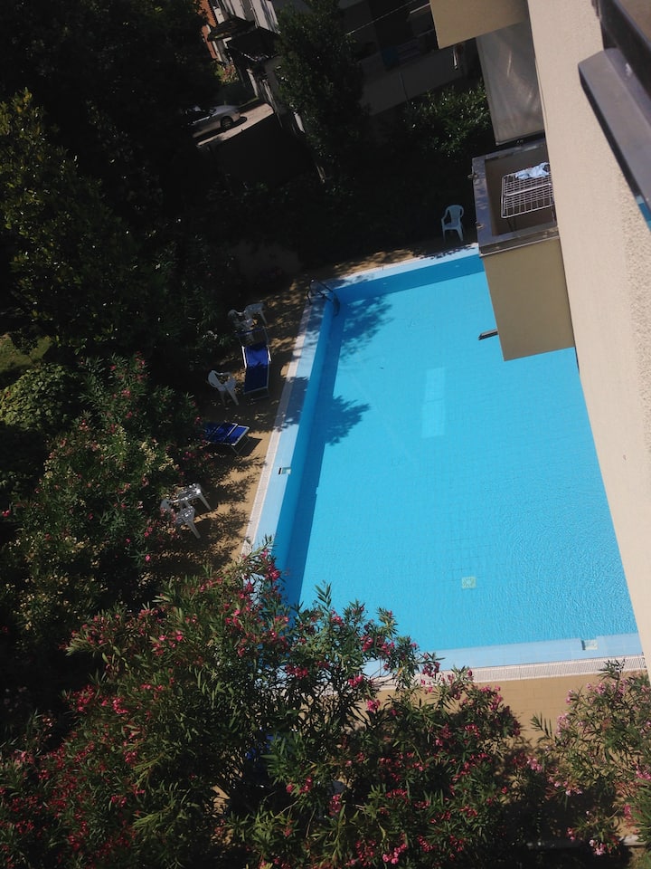 Appartamento Marina Centro Frontemare Con Piscina - Rimini