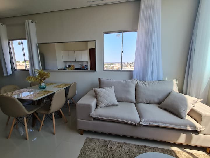 401 Central C/ Banheira, 3 Quartos, Ar, Tv Smart, - Montes Claros
