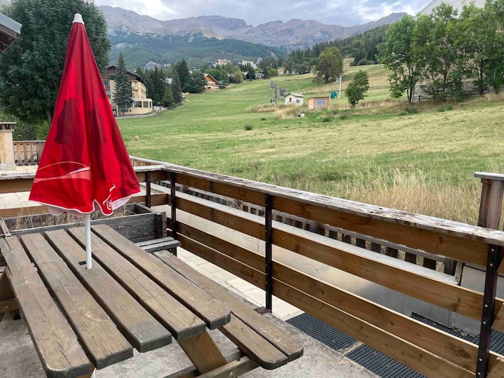 Studio Avec Grande Terrasse Plein Soleil - Barcelonnette