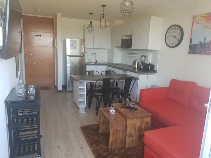 Depto 4 Esquinas Playa /Pubs/wifi / Tv 6 Personas - Elqui
