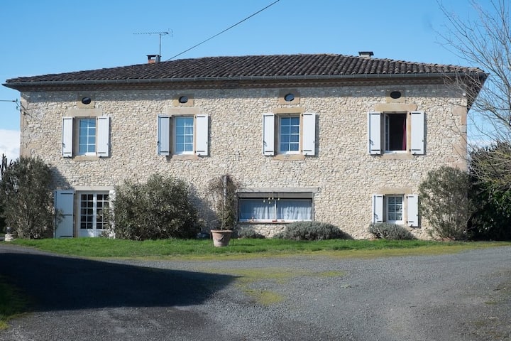 Gite 10 Pers - Villa En Pierre à La Campagne - Tarn