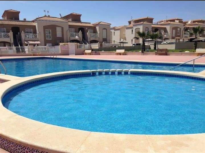 House With Pool And Balcony With Sea Wiew - Torrevieja