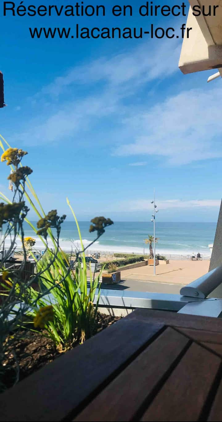 Cosy Studio Avec Vue Sur L'océan + Parking - Lacanau Océan