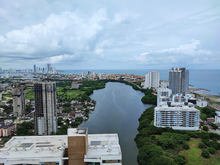 Acogedor Apt Cerca Playa, Amurallada Y Aeropuerto - Cartagena