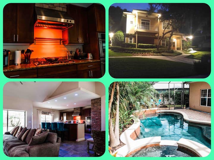 * Luxury Pool * Hot Tub * 86 Inch Tv * - Apopka, FL