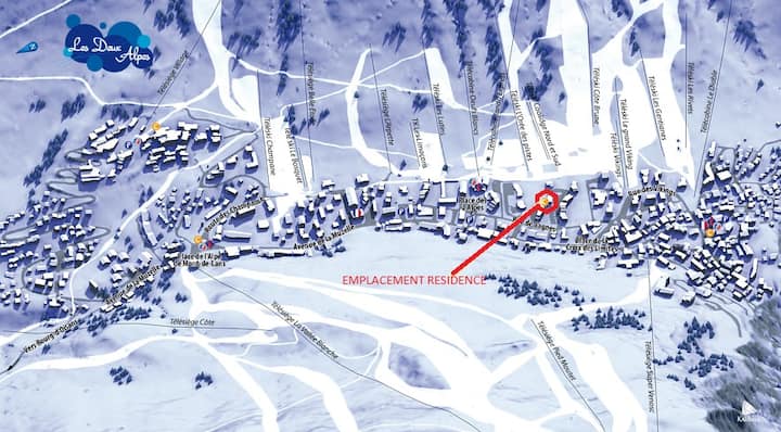 Appt T2, Front De Neige Et Parking Privé. - Les Deux Alpes