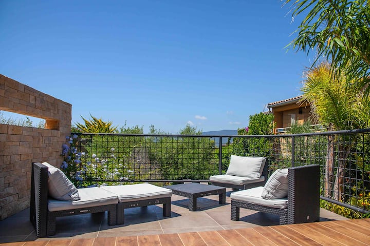 Rez De Villa T3 ** Piscine Chauffée Et Jardin - Korsika