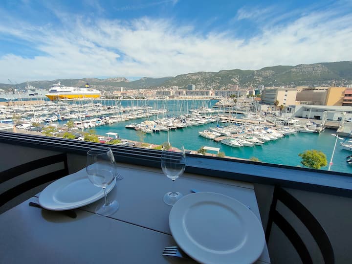 65 M², Balcon, Tout à Pied, Plage , Marché, Resto - Toulon