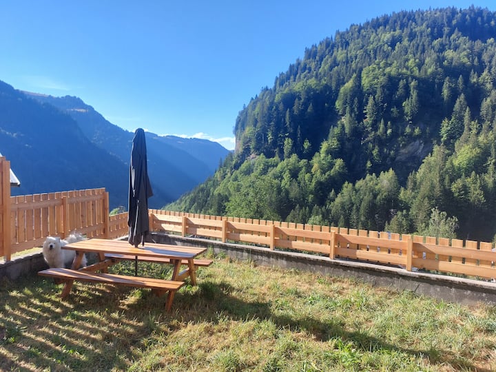 L'escape Des Aravis - Vue 180° - Plein Sud - La Giettaz
