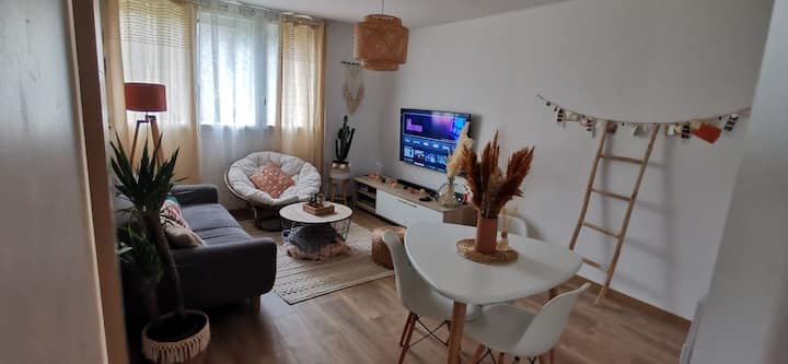 Superbe Appartement T3, 52m2 Avec Parking Gratuit - Tours