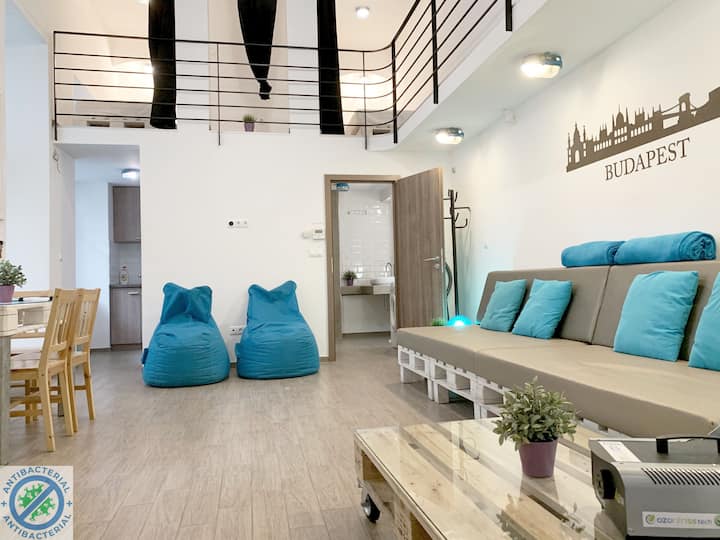 .Brandnew Flat(n)in Heart Of Bpcent.nopartynonoise - Budapest