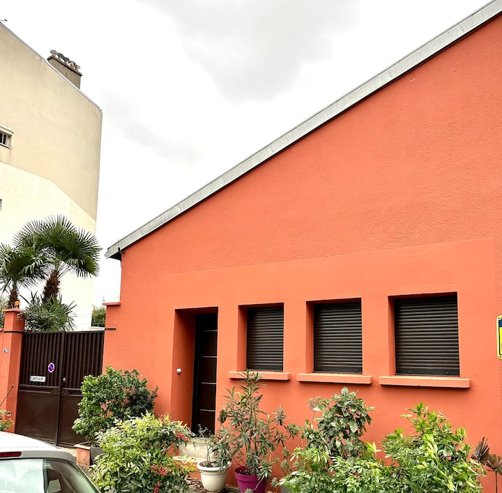 Maison De Ville 100m2 Style Loft. 7 Lits - Romainville