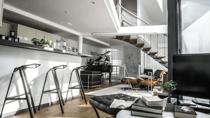 Loft Triplex 30m Champs-elysées Parking & Terrasse - Nanterre