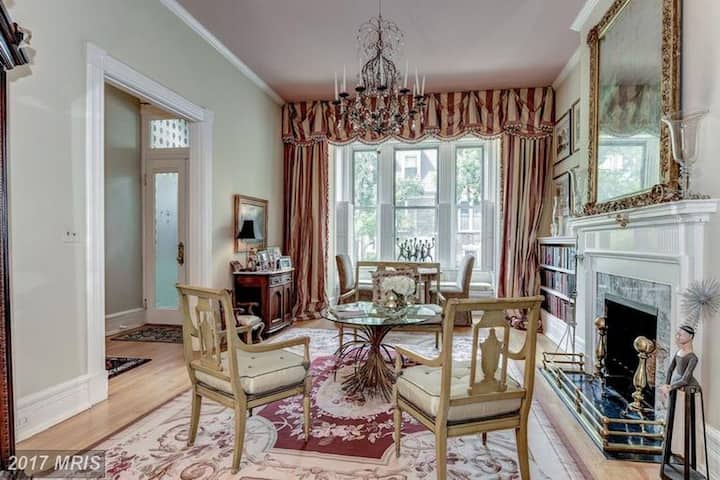 Elegant Dupont Circle Townhome, Kitchen Lr, Pool - 워싱턴