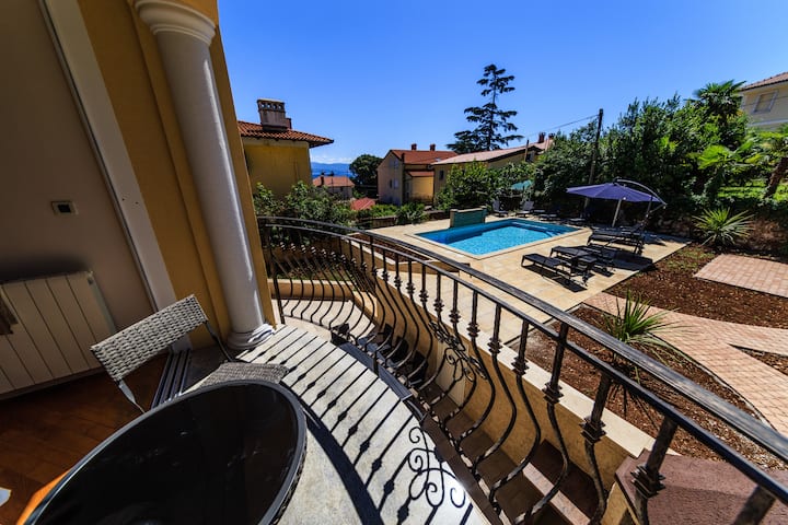 Apt2-villa Palazzo - Swimm. Pool, Lovran - Opatija - Mošćenička Draga