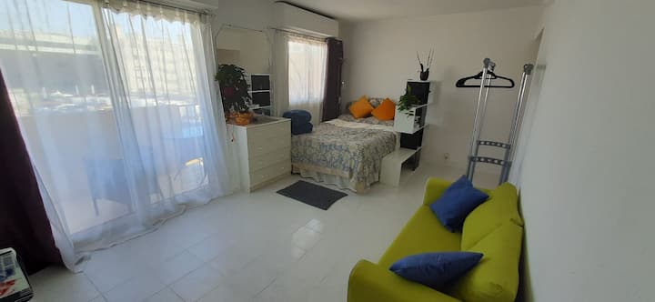 Studio Cosy 7 Min Aéroport, 10 Min De La Plage - Nizza