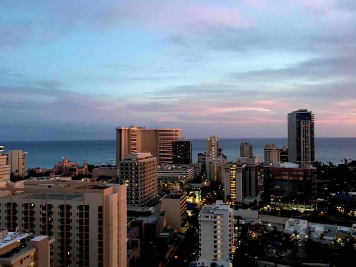 Waikiki Oceanview,king 1 Bdrm,parking,tax Included - Honolulu