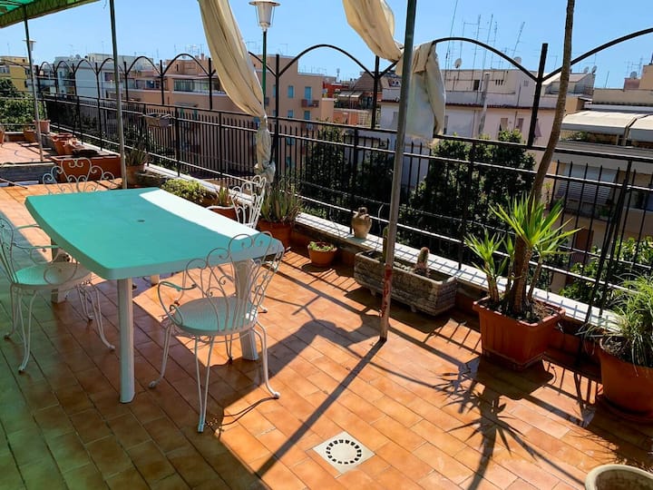 Attico Panoramico Centocelle/prenestina - Roma