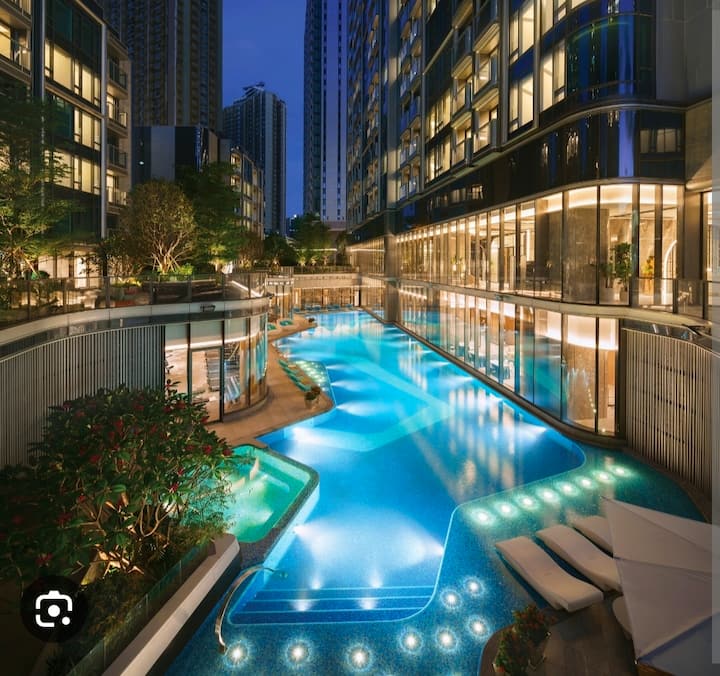 Kaitak Monaco Luxe Queenbed Sky Apt - Hong Kong
