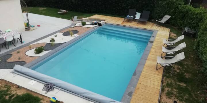 Maison, Calme, Piscine, Vue Sur Le Lac De Paladru - Lac de Paladru