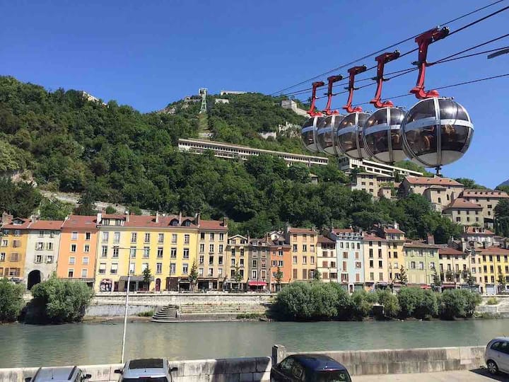 Cosy Cœur De Grenoble ,Caserne De Bonne (Wifi) - Grenoble