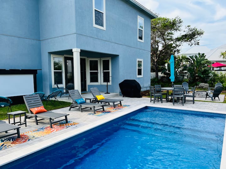 Sweetp*5bed*private Pool*golf Cart*outdoor Theater - Florida