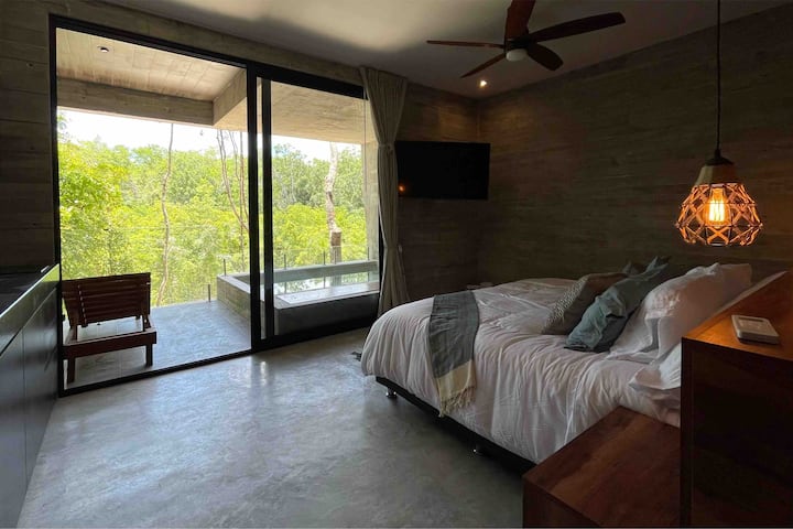 Jungle View W/fast Wifi & Plunge Pool - Tulum