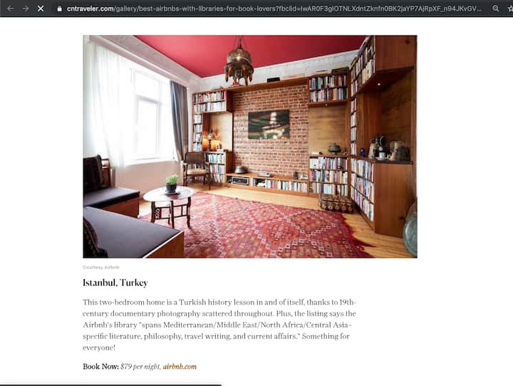 Elegant Library Flat With Panoramic Istanbul Vista - Istanbul