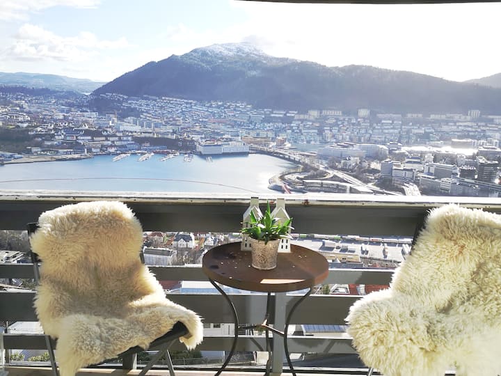 Lekker Leilighet Med Panoramautsikt. - Bergen