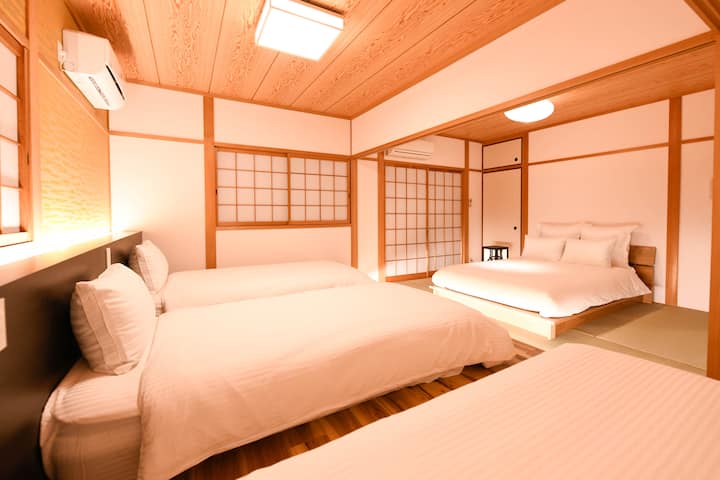 [Jikukan Confusion] Japanese Modern Suite 5 Minutes From Namba/maximum 8 People/4 Minutes On Foot From The Nearest Station - Osaka