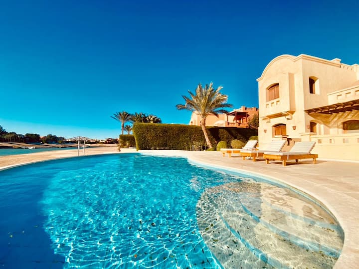 West Golf Villa 3br Heated Pool & Lagoon - Hurghada