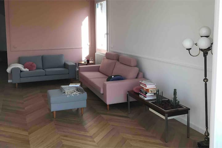 Habitación/es Y Baño Privado, Piso Chic Modernista - Rubió