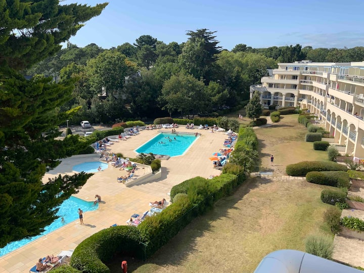 Appartement T3 Et Piscine Chauffée 300m De La Mer - Pornichet