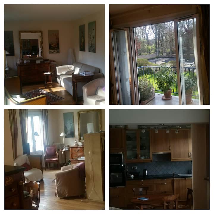 Appartement Cosy Vue Parc - Proche Rer Pour Paris - Saint-Germain-en-Laye