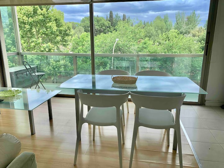 Balcony View To The Montain 1bed 1offi Front Park - Mendoza
