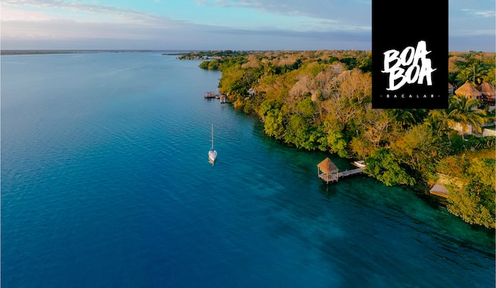 Lagoon - Cabin - Free Breakfast, Kayaks & Wifi - Bacalar