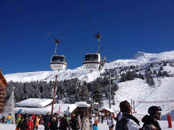 Studio Confortable Skis Aux Pieds Méribel Mottaret - La Tania