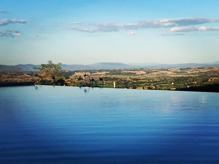 Charming Depandance With Infinity Pool - Montepulciano
