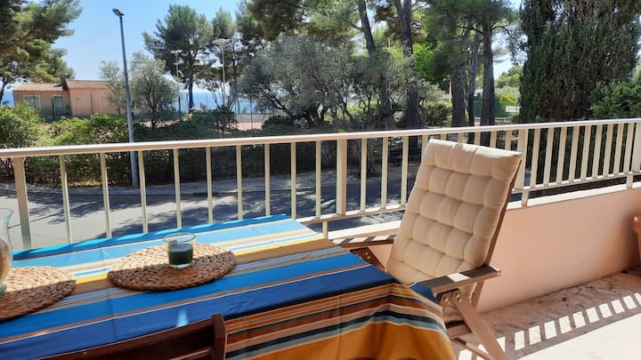 Portissol - Appartement Terrasse Vue Mer - Parking - Bandol