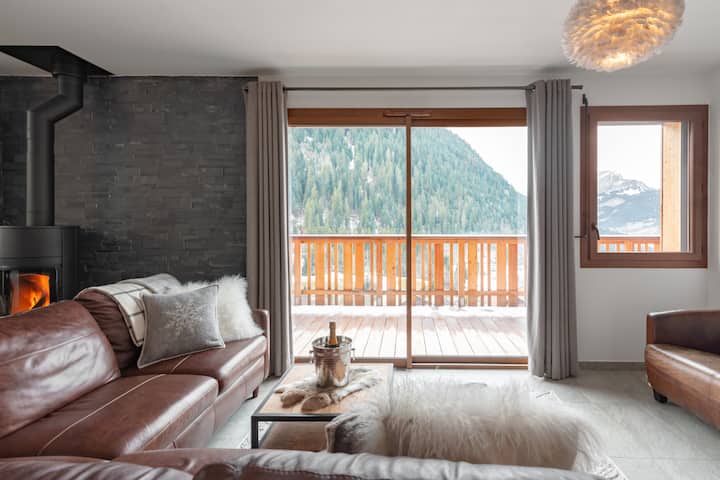 Mountain Views At Chic Ski Rental In The Heart Of Chatel - Les Crosets (Val-d'Illiez)