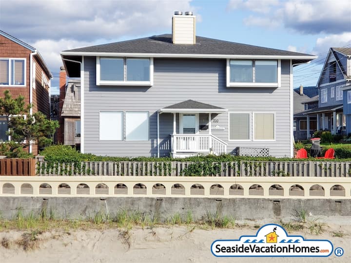 Ocean Front: Beachtopia South:  Seaside Vacation Homes, Inc Managed - Cannon Beach, OR