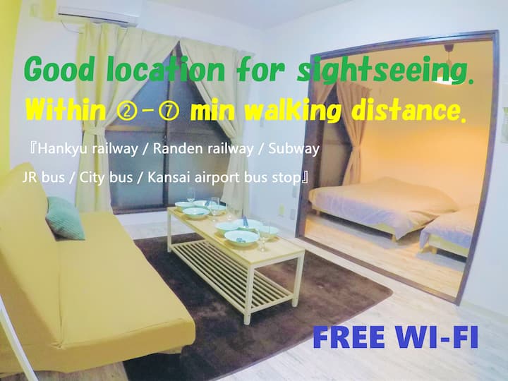 3-c  1ldk♪　Central Kyoto Convenient & Cozy Apt - Japan