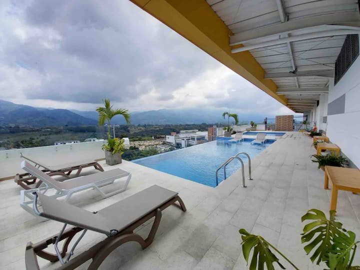 Modern Apt - Espectacular  Vista A La Cordillera - Armenia, Colombia