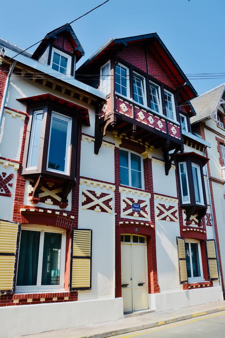 Maison à 2 Pas De La Plage Avec Jardin 4 Chambres - Houlgate