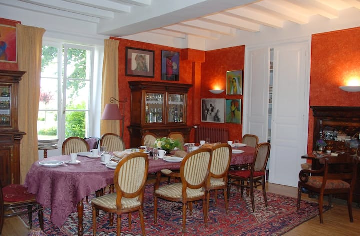 Chambre D'hôtes De Charme Pour 4, Piscine, Jardins - Loudun